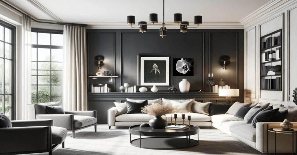A living room in black You should pay attention to these 10 dos and don ts